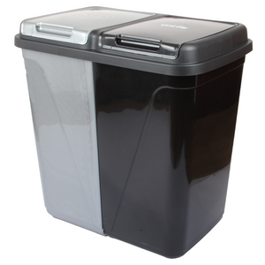 Dual Compartment Laundry / Waste Recycling Bin - 90L — All In One London