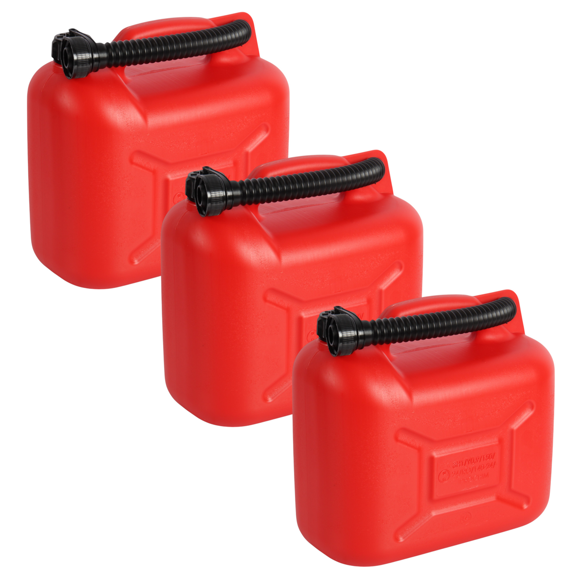 (Pack of 3) Jolie Max 10L Plastic Fuel T | All In One London