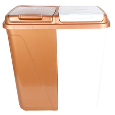 90L Dual Compartment Kitchen Rubbish Bin Waste Recycling And Laundry ...