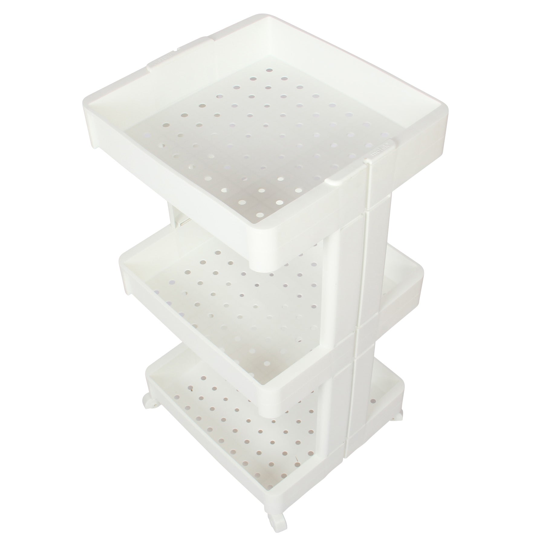 3 Tier Wheels Trolley Storage Rack. Organizer Shelves For Kitchen Bath ...