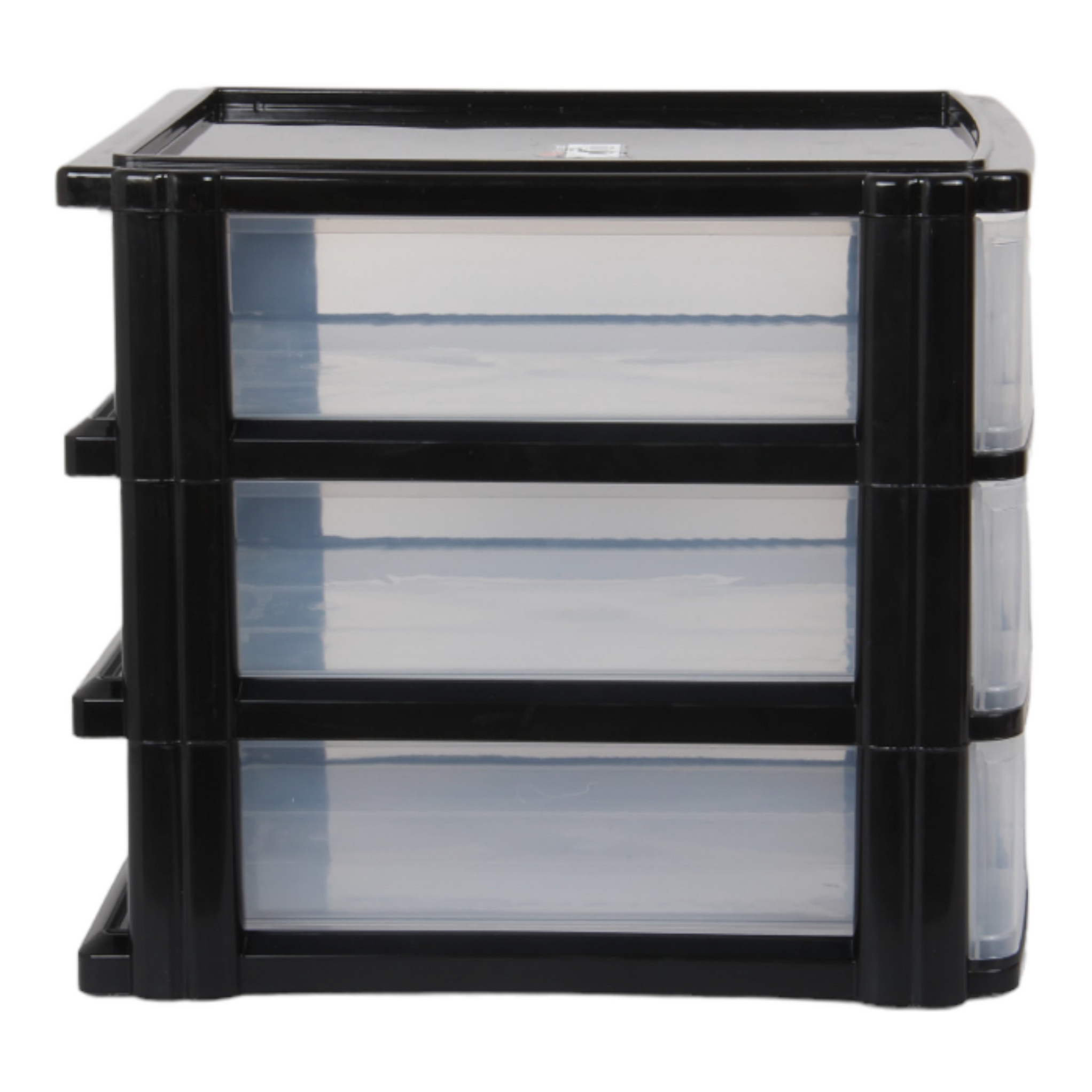 A4 Size Storage Drawers. 3 Tier Desktop Organiser. (Black) — All In One ...