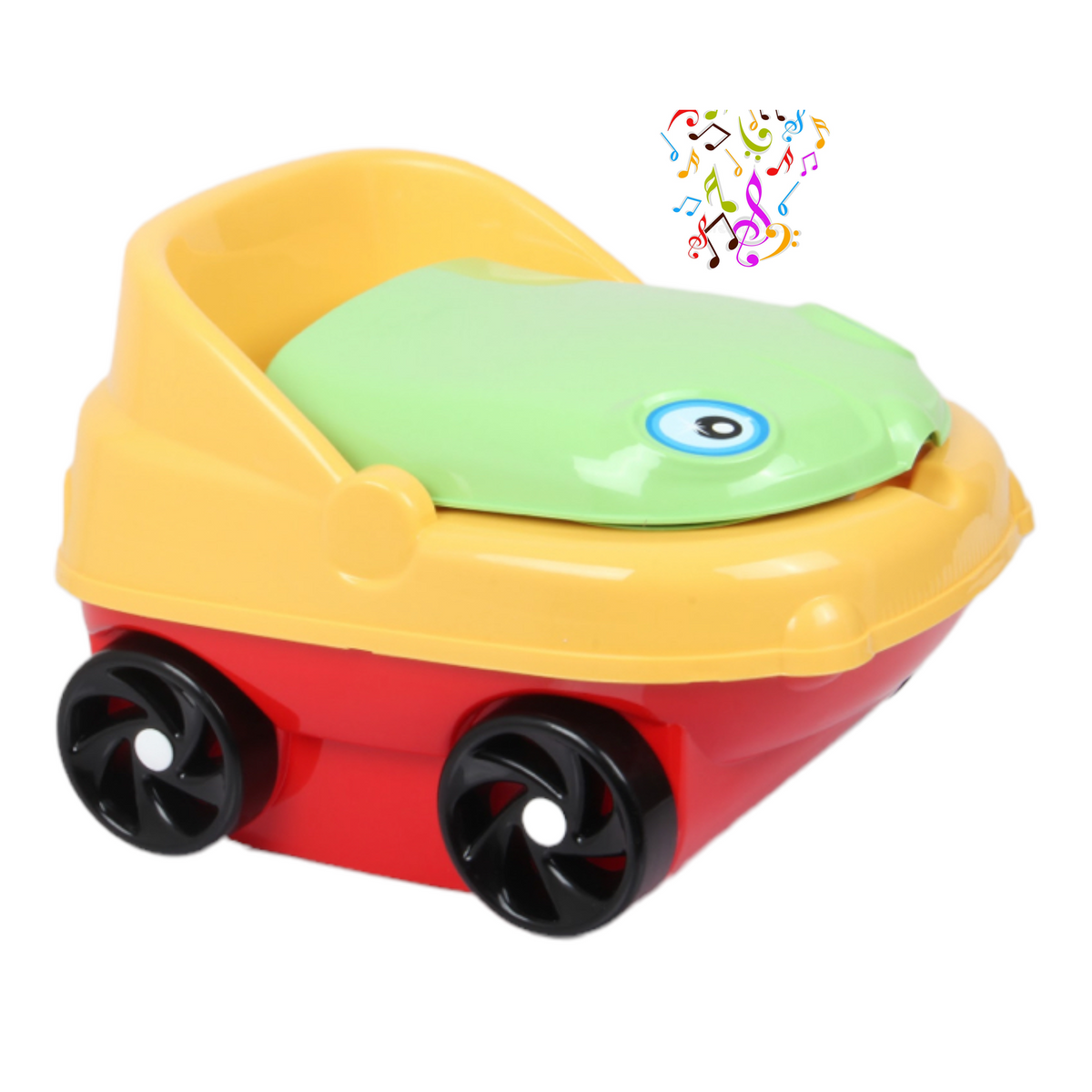 Baby Potty Toilet Trainer. Musical Potty. (Green) — All In One London